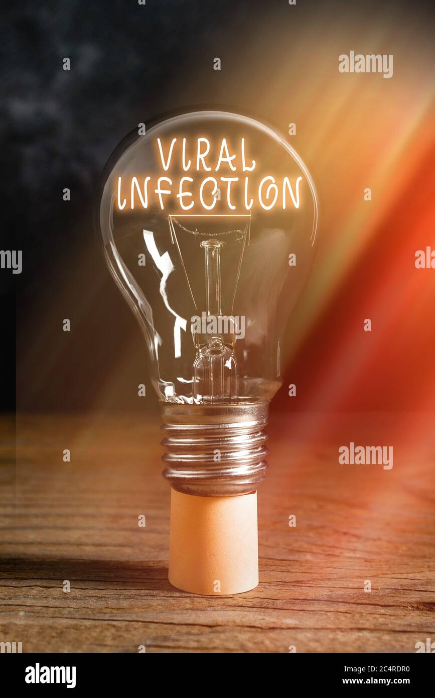 Word writing text Viral Infection. Business photo showcasing Specific ...