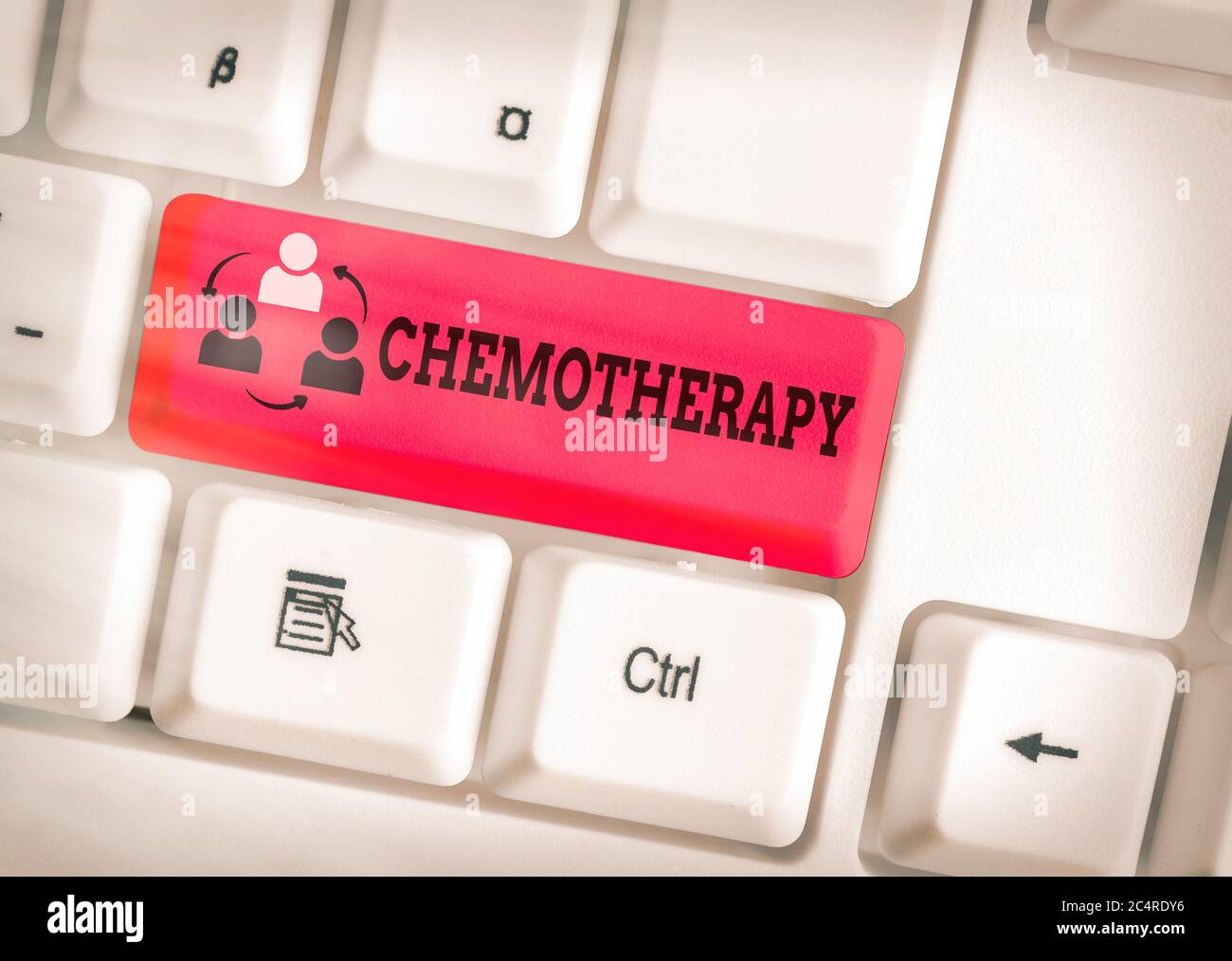 Handwriting text writing Chemotherapy. Conceptual photo the treatment ...