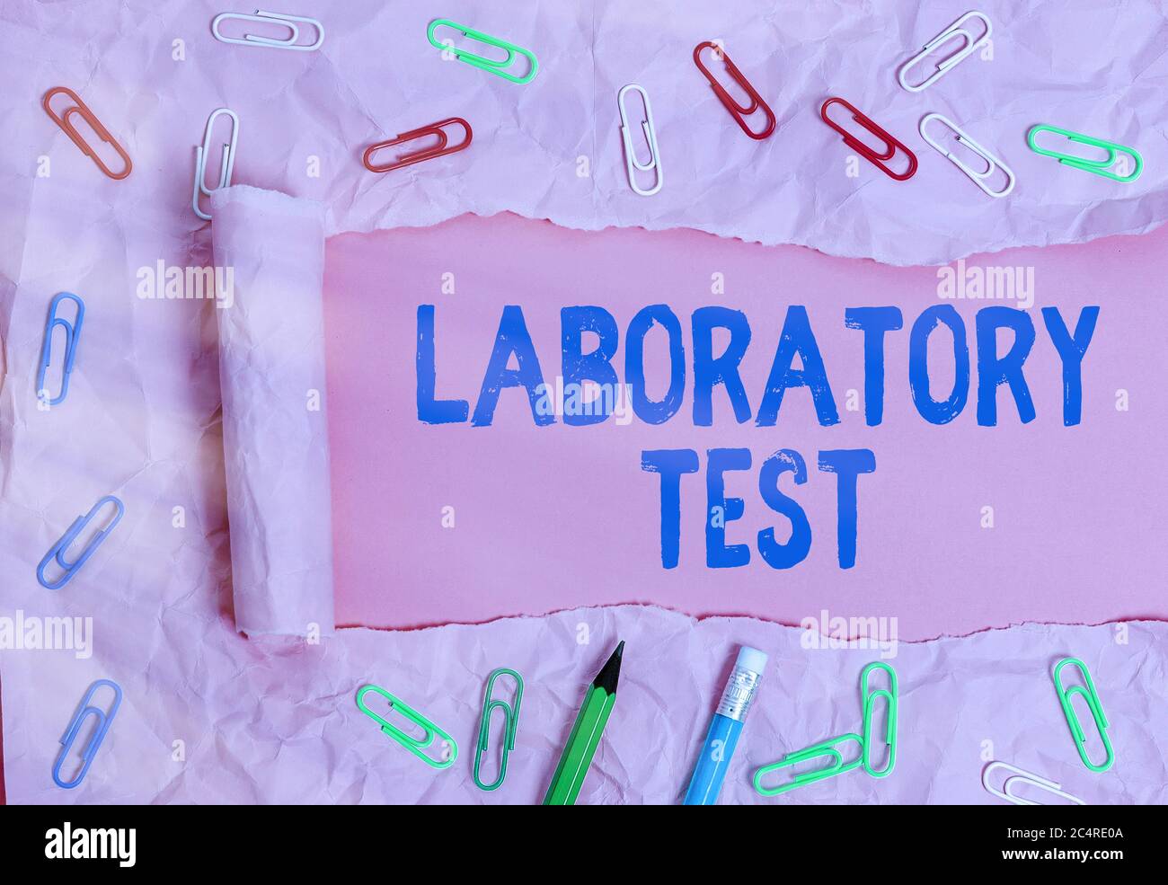 Conceptual hand writing showing Laboratory Test. Concept meaning ...