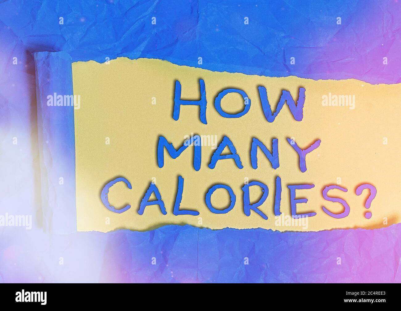 Word writing text How Many Calories Question. Business photo showcasing ...