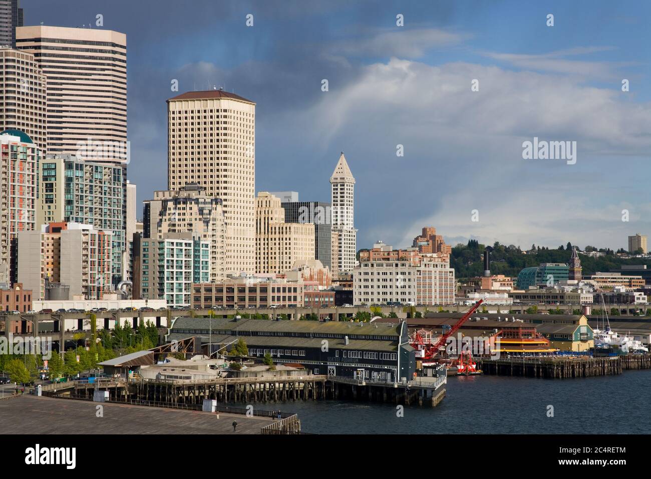 Seattle skyline, Washington State, USA, North America Stock Photo - Alamy
