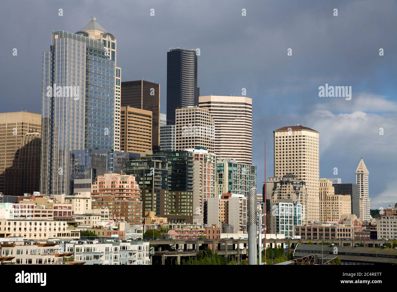 Seattle skyline, Washington State, USA, North America Stock Photo - Alamy