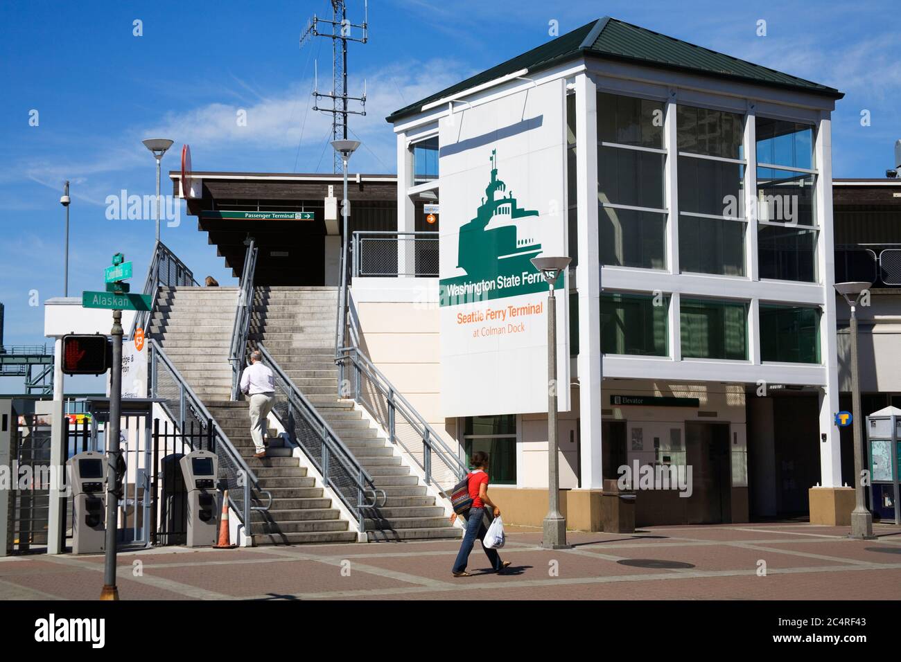 Washington state ferry terminal hi-res stock photography and images - Alamy