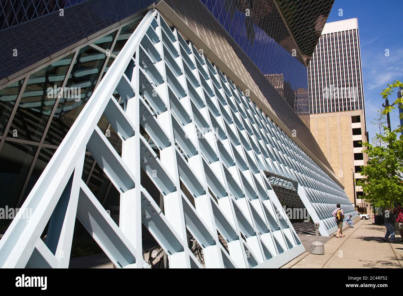 Seattle Public Library, Seattle, Washington State, USA Stock Photo - Alamy