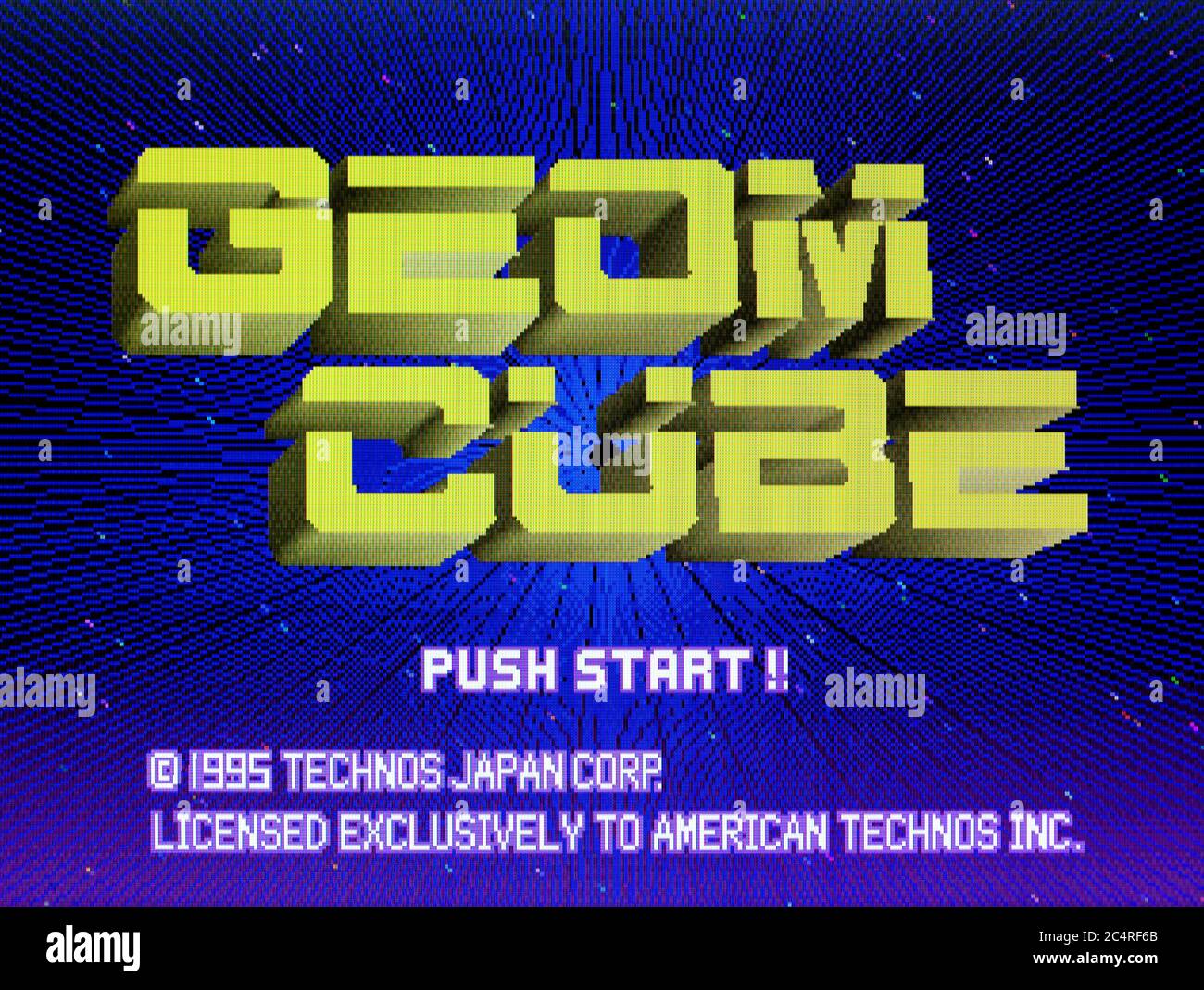 Geom Cube - Sony Playstation 1 PS1 PSX - Editorial use only Stock Photo ...