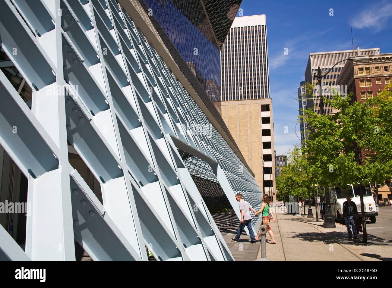 Seattle Public Library, Seattle, Washington State, USA Stock Photo - Alamy