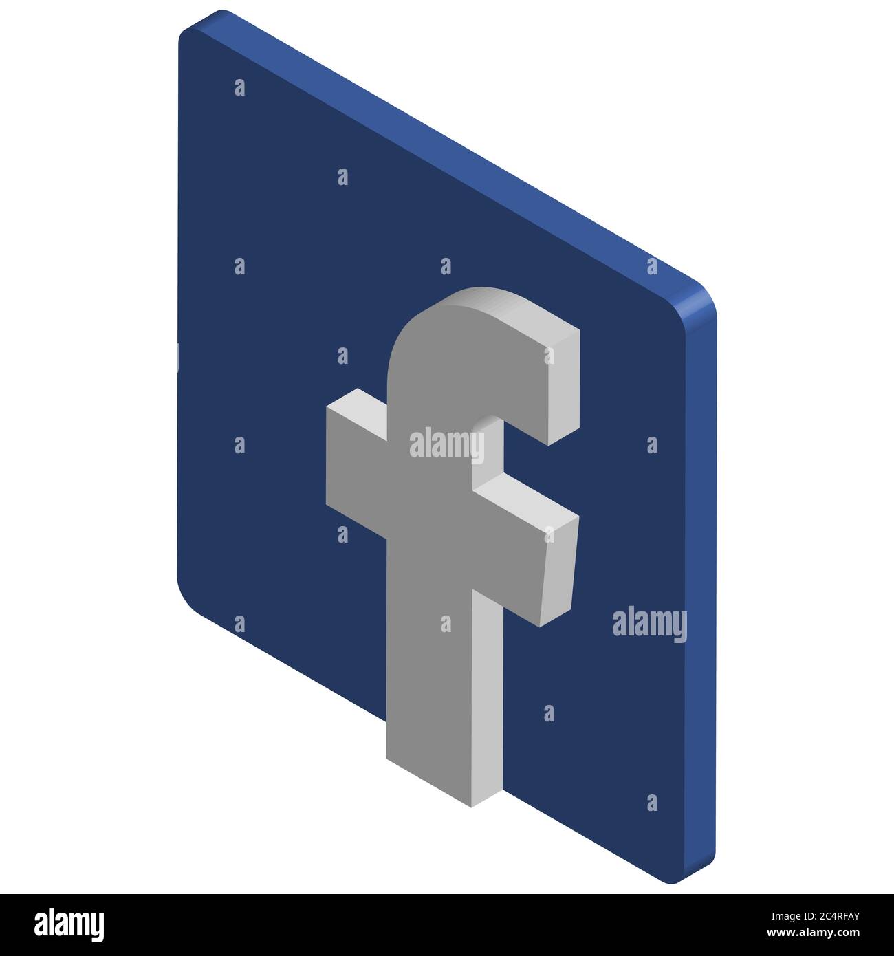 Facebook logo vector hi-res stock photography and images - Alamy