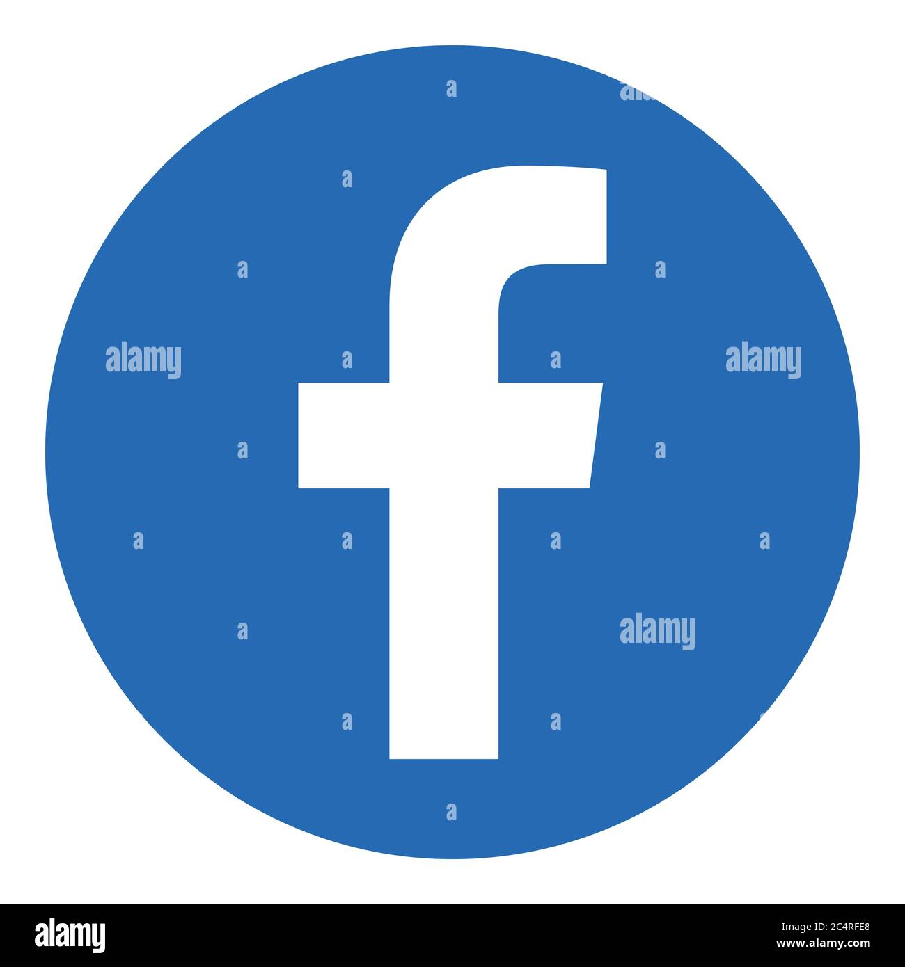Facebook logo round hi-res stock photography and images - Alamy