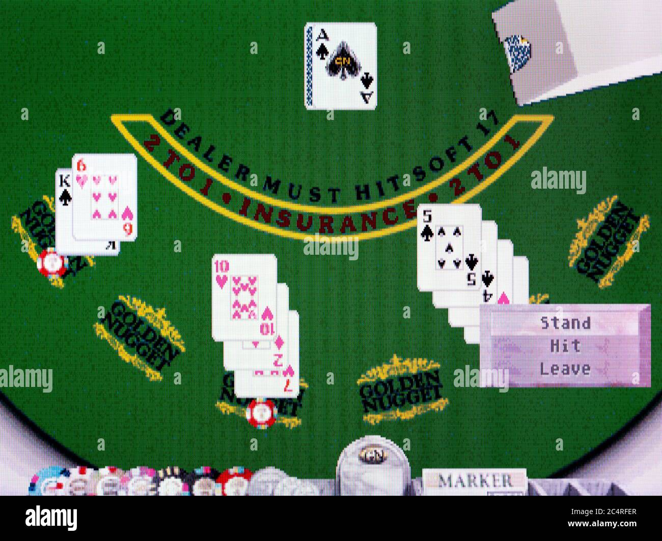 Golden Nugget - Sony Playstation 1 PS1 PSX - Editorial use only Stock ...