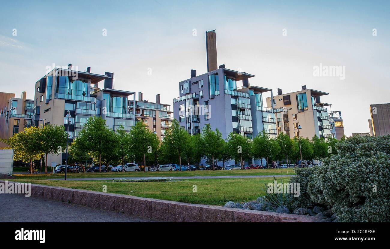 Small residential buildings hi-res stock photography and images - Alamy