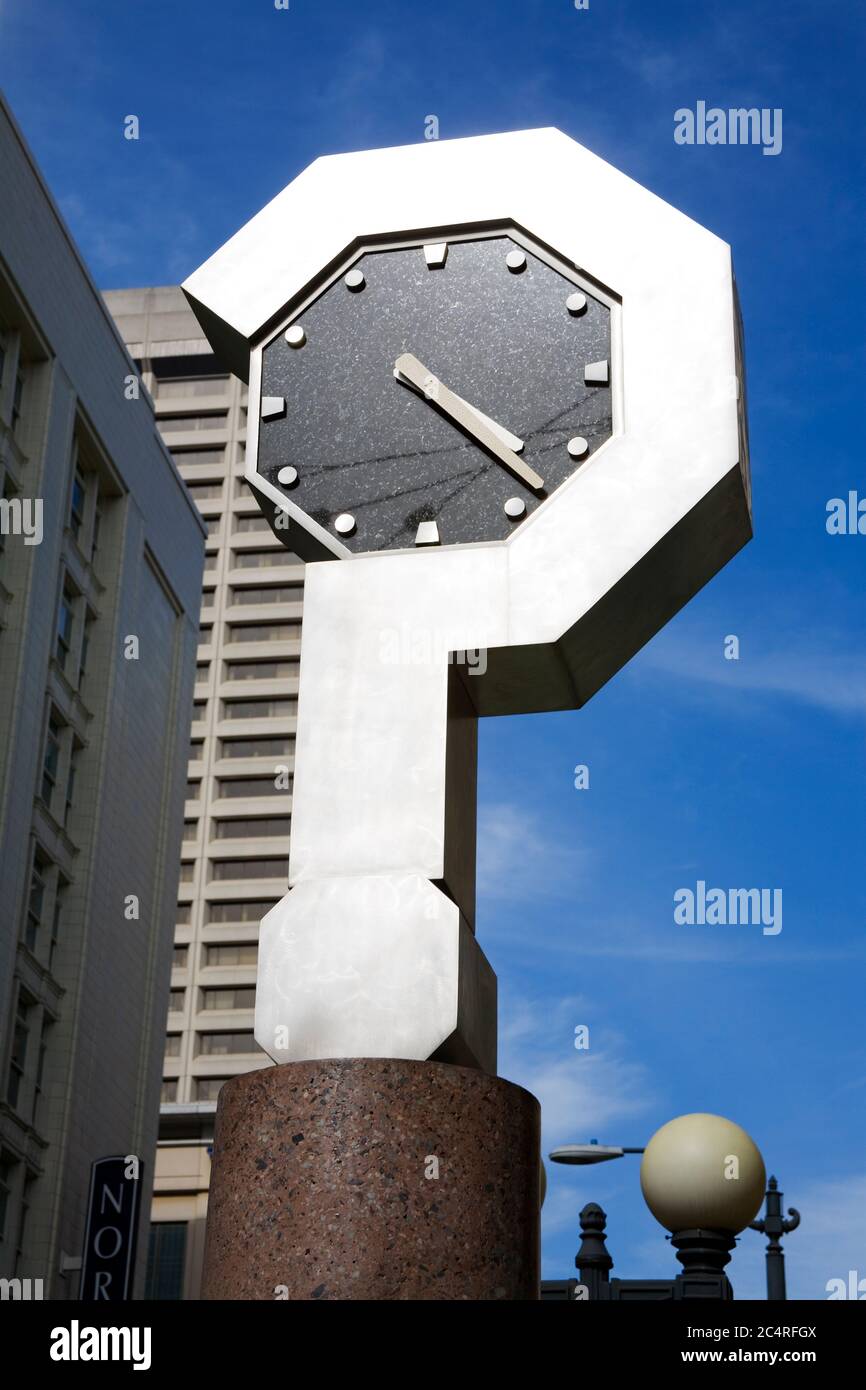 Seattle Clock High Resolution Stock Photography and Images - Alamy