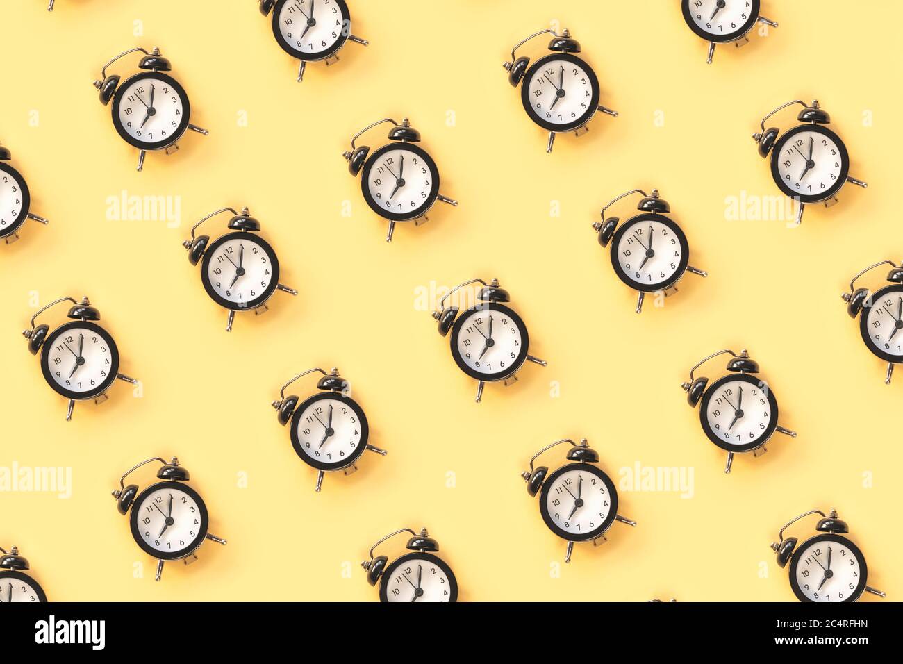 Alarm clock pattern hi-res stock photography and images - Alamy