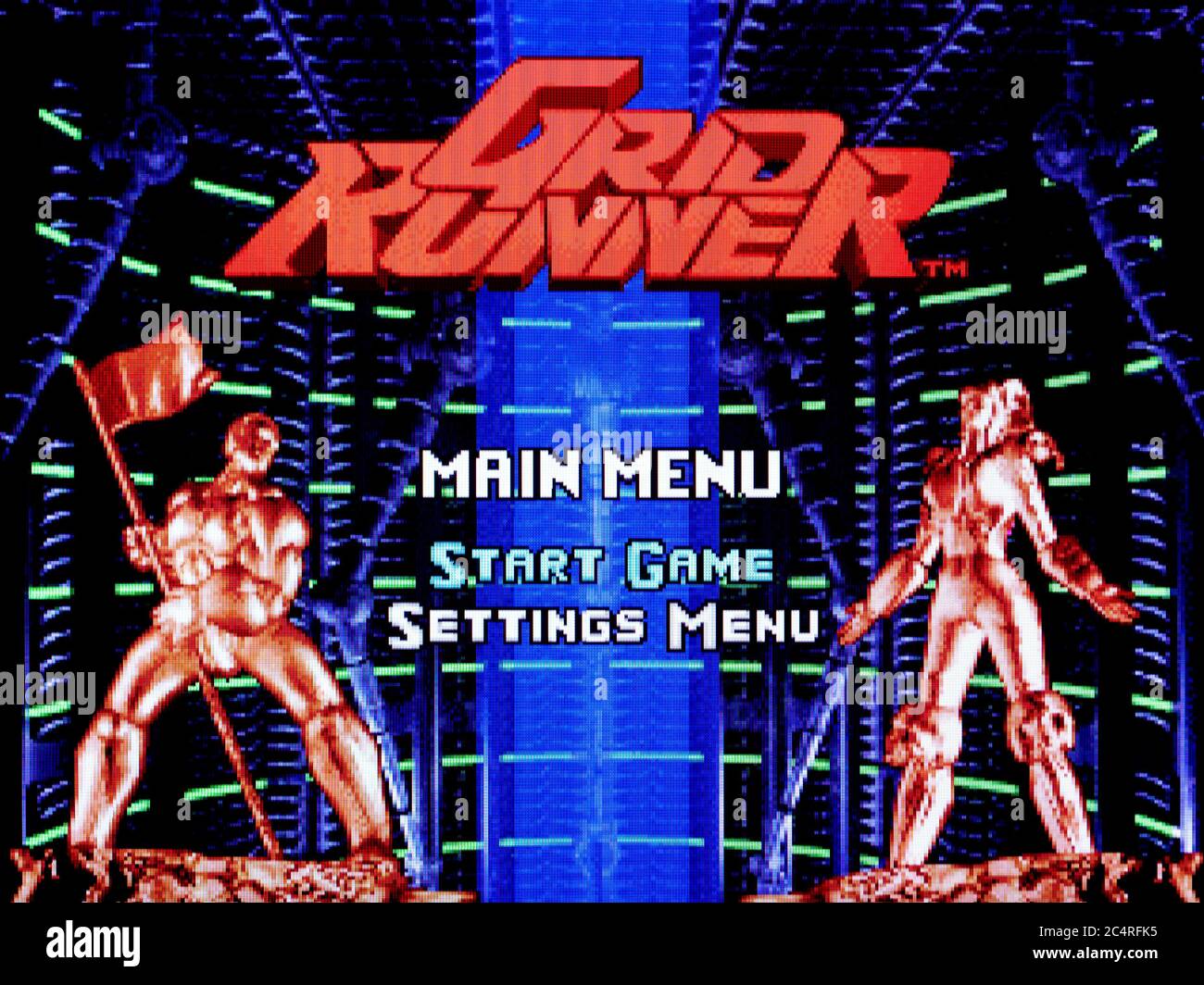 Grid Runner - Sony Playstation 1 PS1 PSX - Editorial use only Stock ...