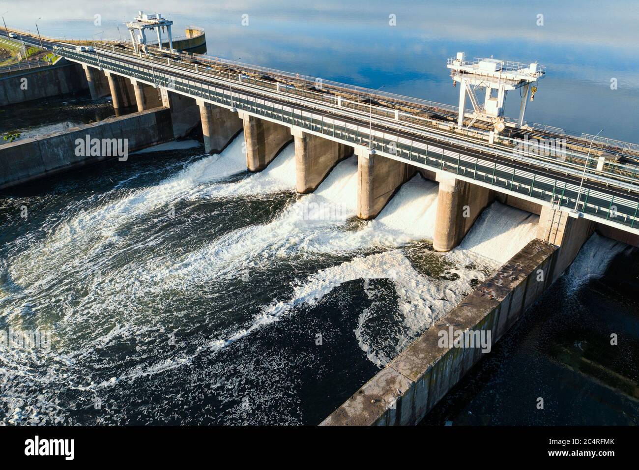 Hydroelectric Of Flowing Water