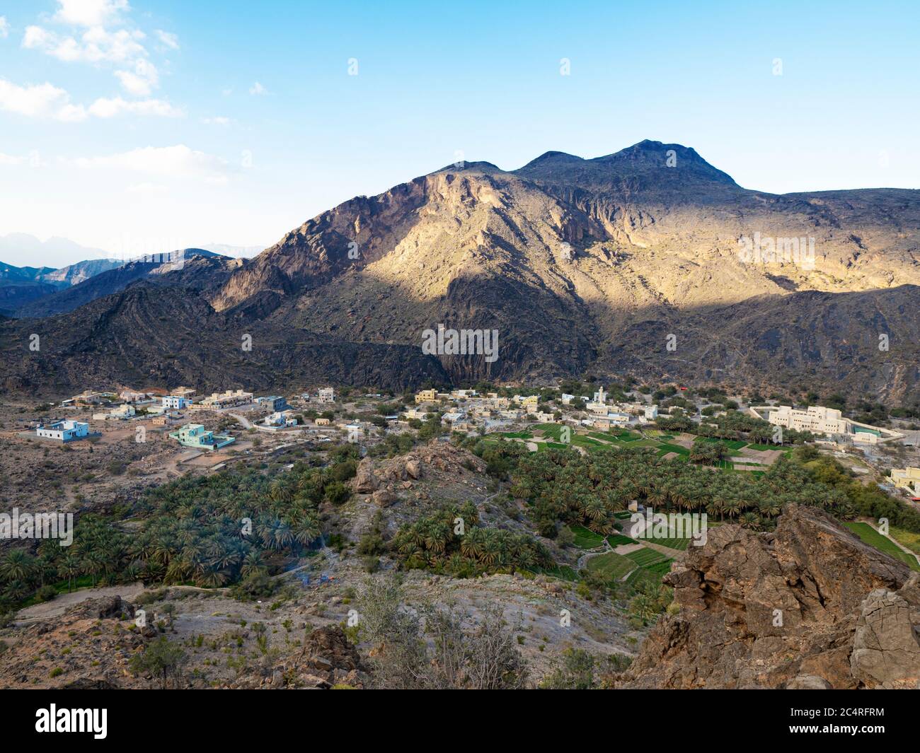 Bilad Sayt, a mountain village located in the Al Hajar Mountains ...