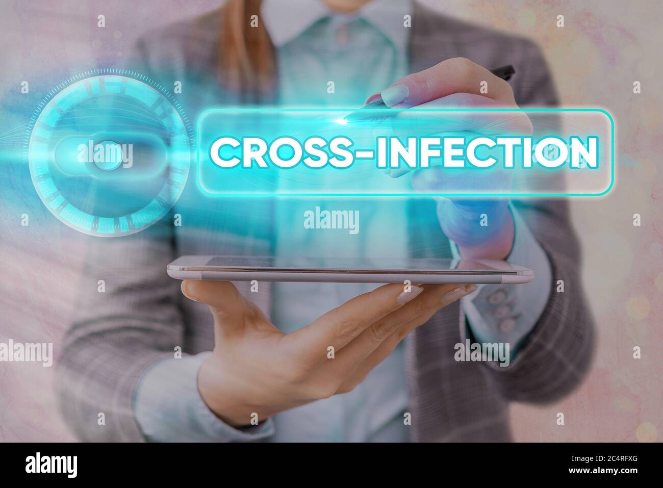 Handwriting text writing Cross Infection. Conceptual photo ...