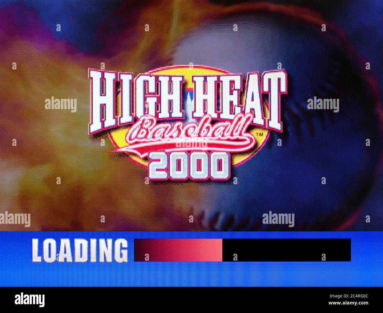 High Heat Baseball 2000 - Sony Playstation 1 PS1 PSX - Editorial use ...