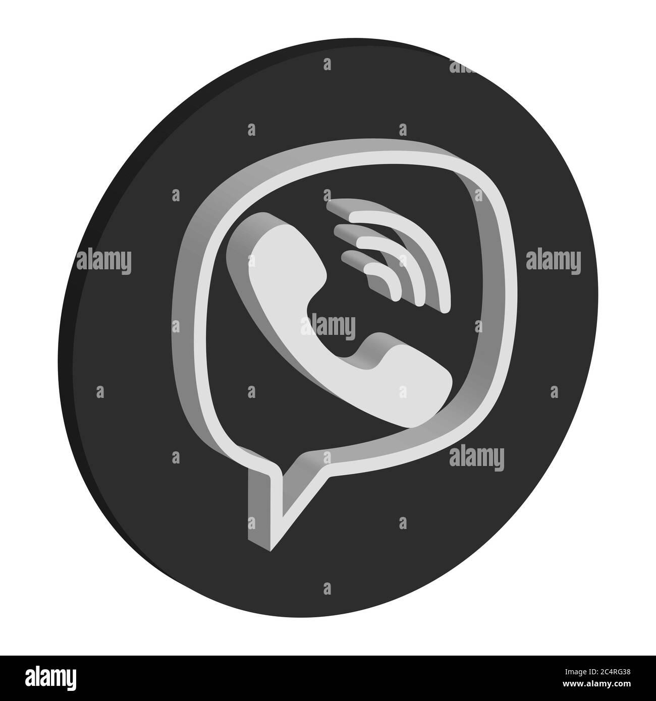 Logo viber Black and White Stock Photos & Images - Alamy