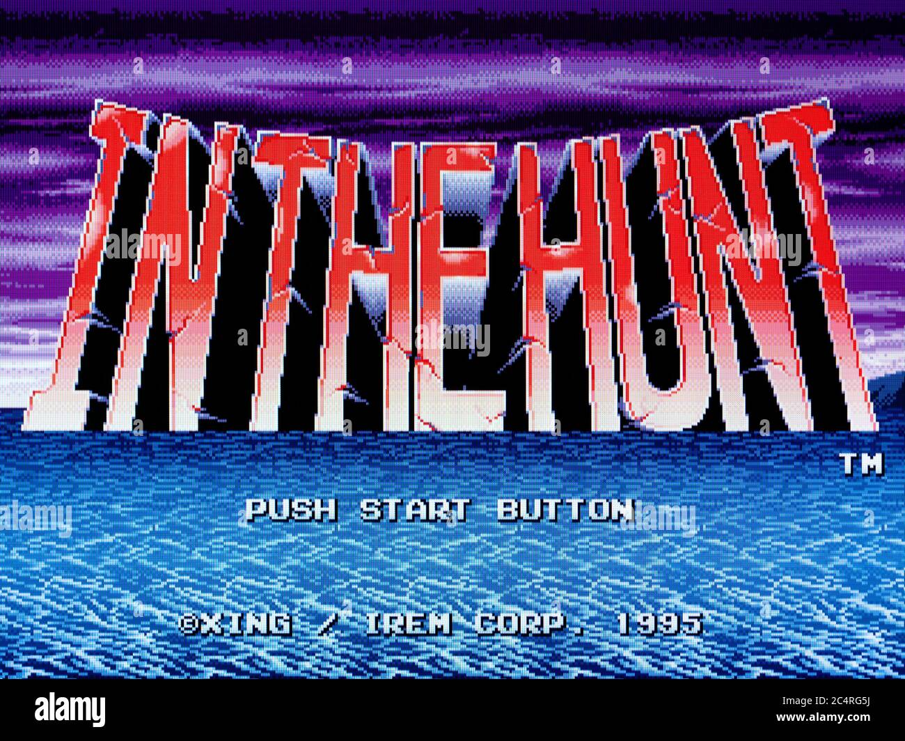 In The Hunt - Sony Playstation 1 PS1 PSX - Editorial use only Stock ...