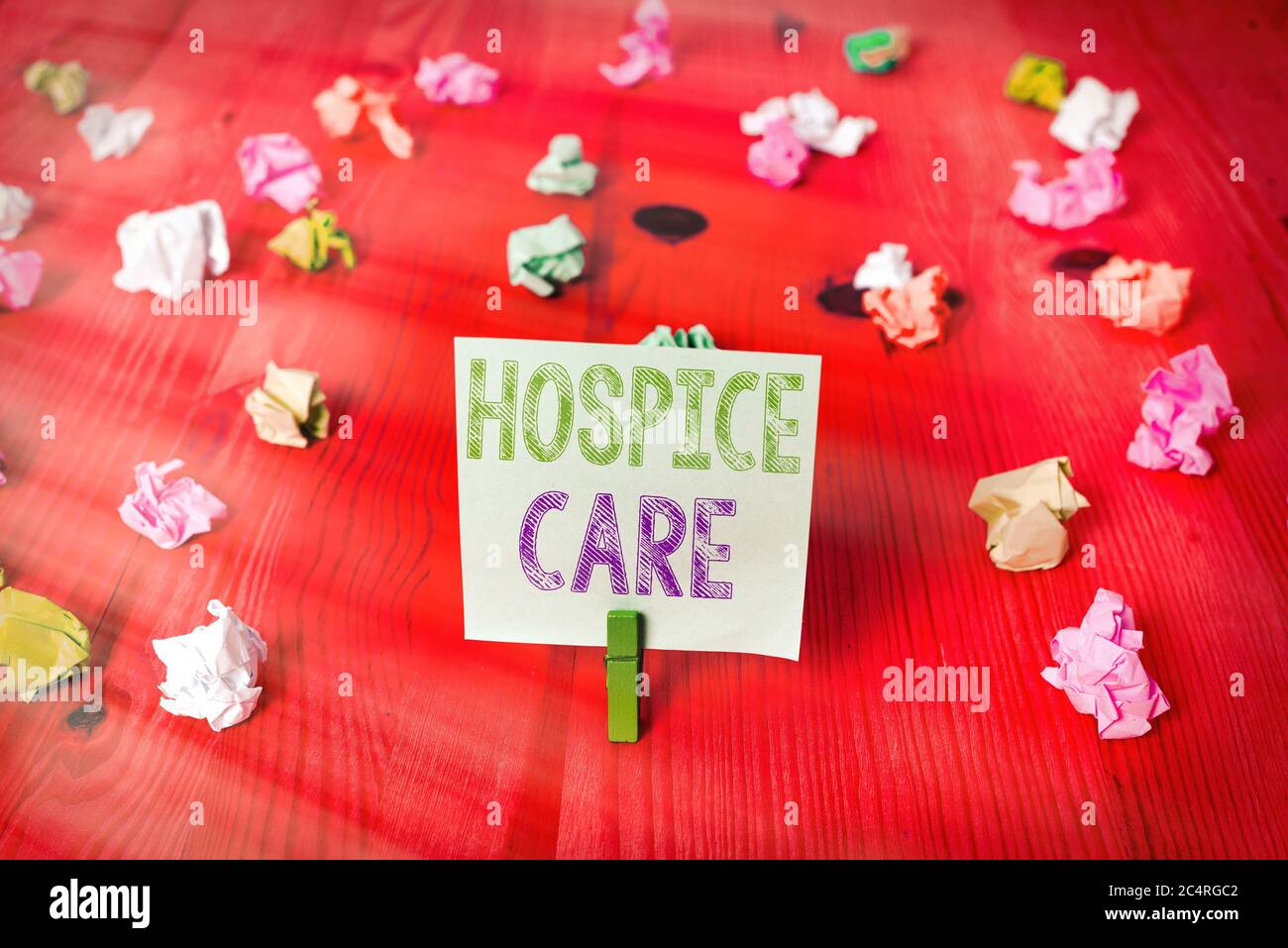 Handwriting text Hospice Care. Conceptual photo focuses on the ...
