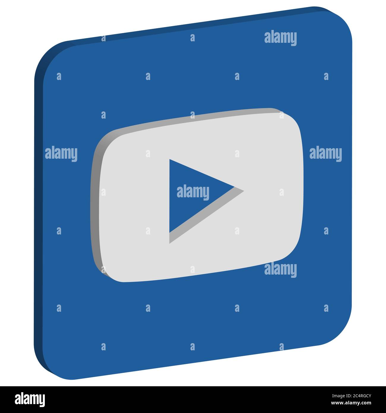 Youtube logo 3d hi-res stock photography and images - Alamy