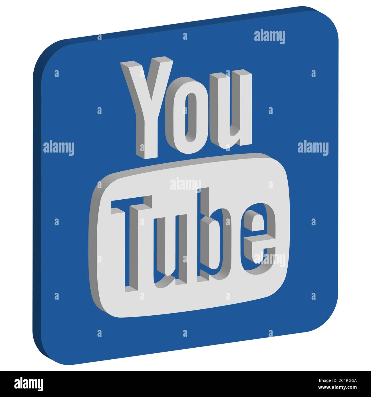 Youtube logo 3d hi-res stock photography and images - Alamy