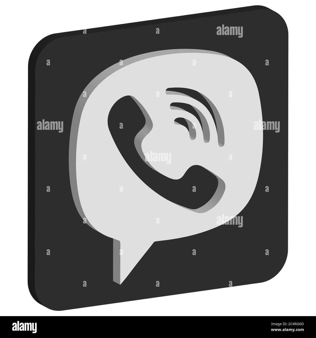 Logo viber Black and White Stock Photos & Images - Alamy