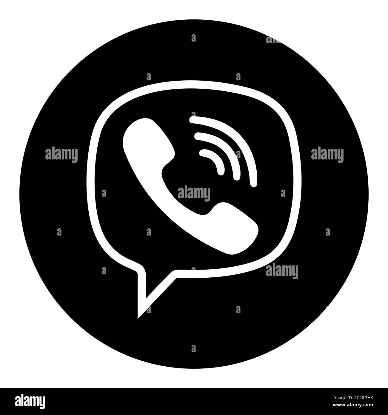 Logo viber Black and White Stock Photos & Images - Alamy