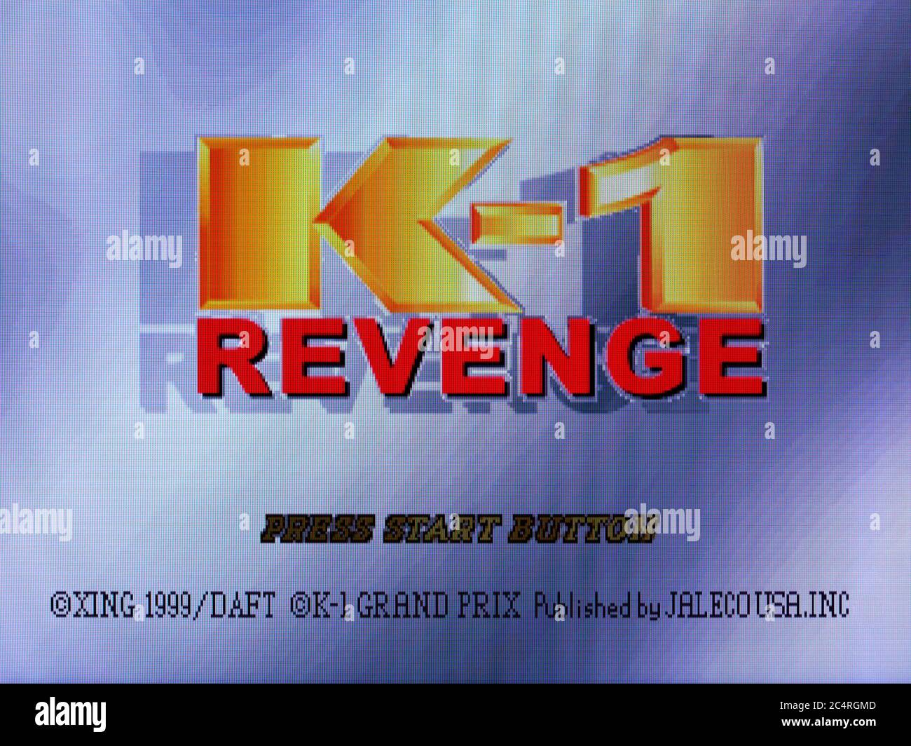 K-1 Revenge - Sony Playstation 1 PS1 PSX - Editorial use only Stock ...