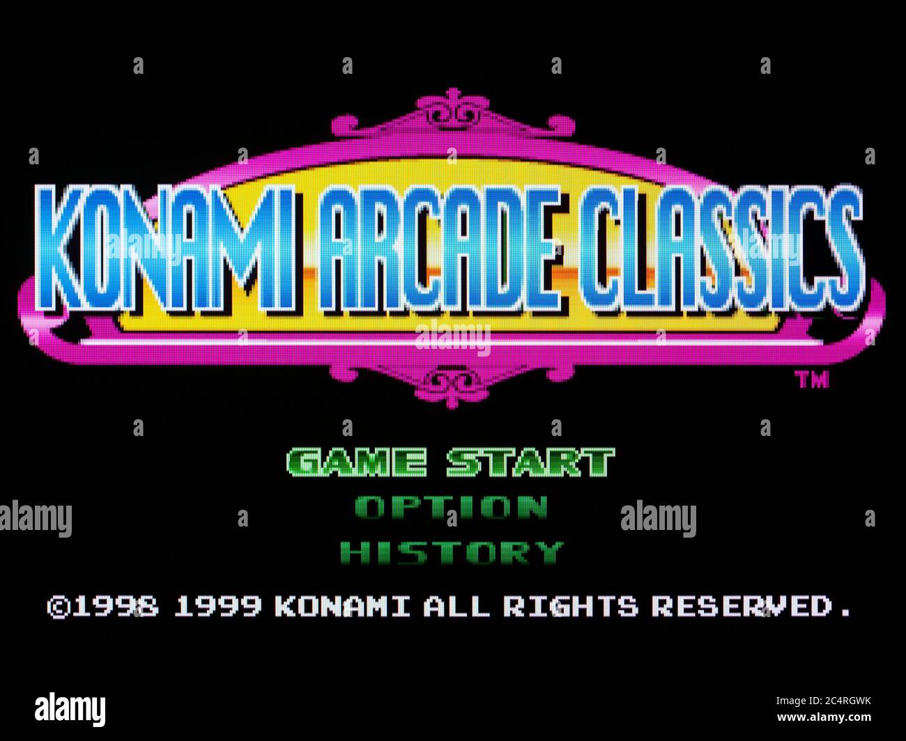 Konami Arcade Classics - Sony Playstation 1 PS1 PSX - Editorial use ...