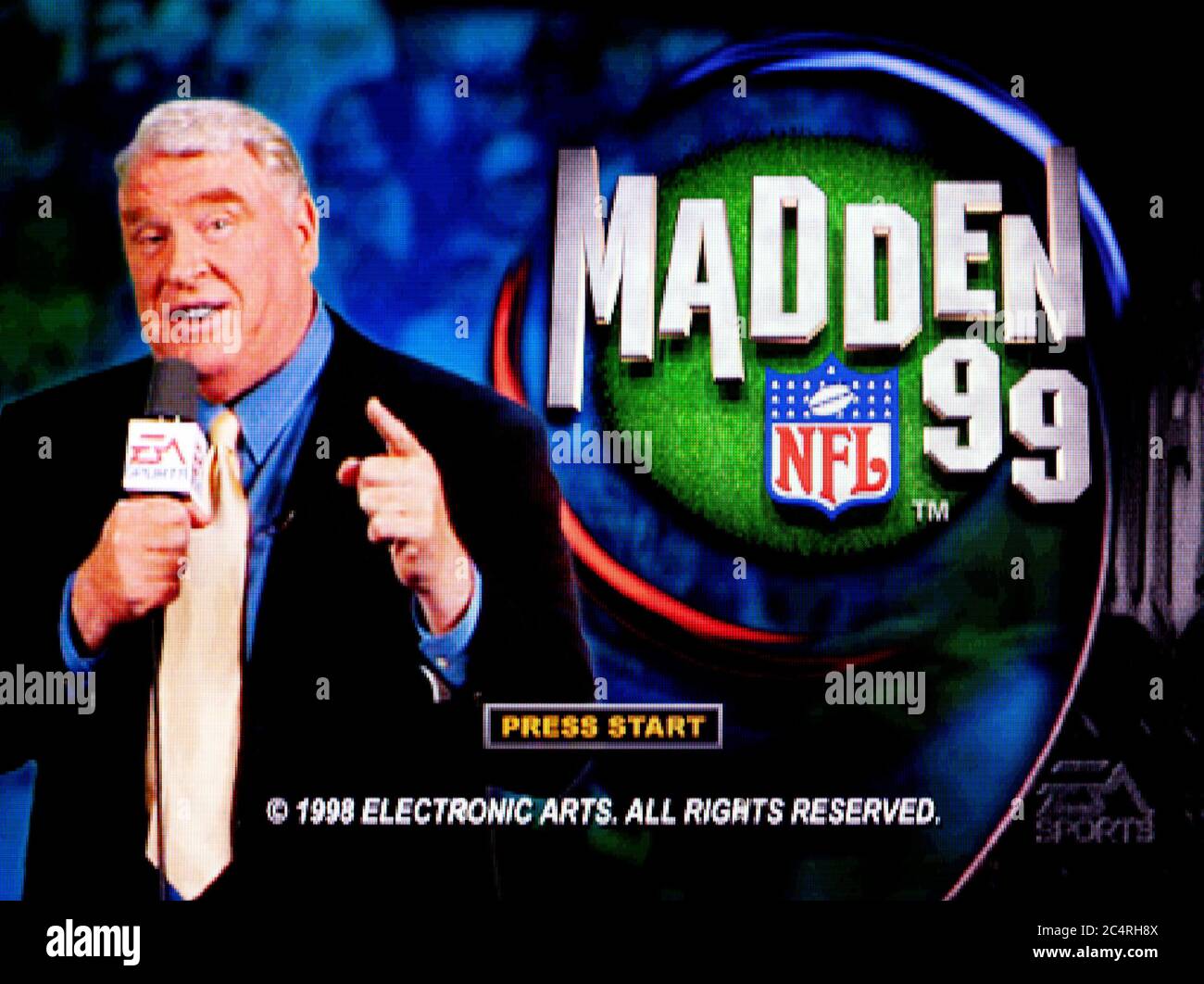 Madden NFL 99 - Sony Playstation 1 PS1 PSX - Editorial use only Stock ...