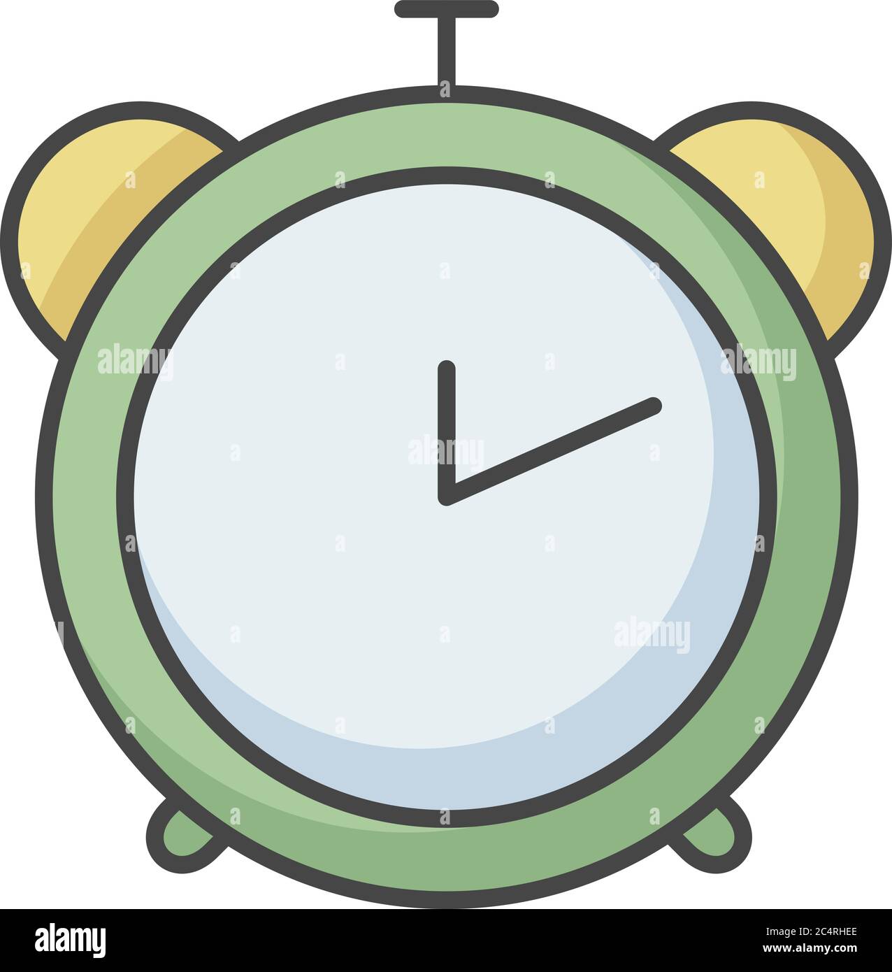 Alarm clock RGB color icon Stock Vector Image & Art - Alamy