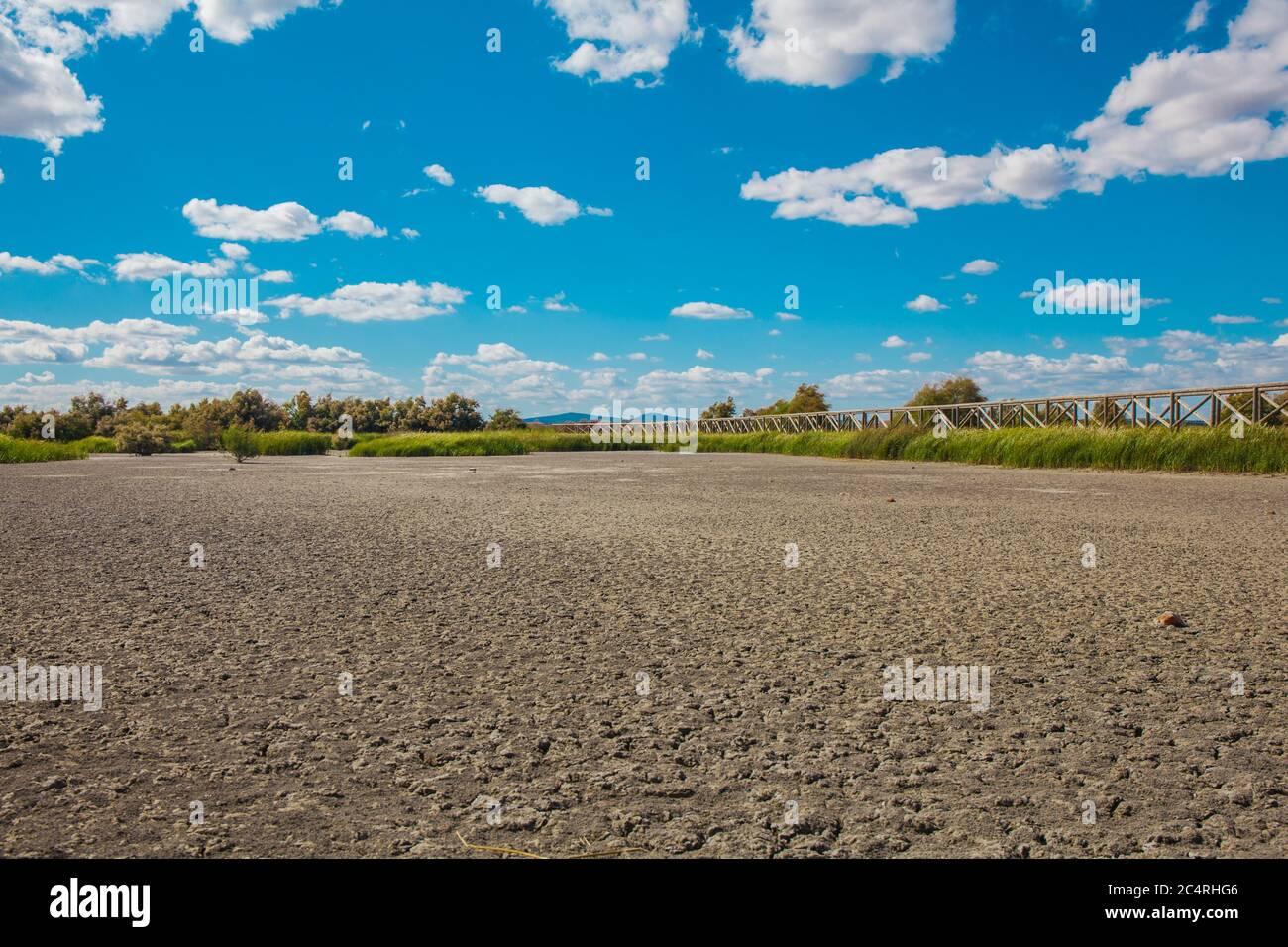 Lagoon view. Dry lagoon “Fuente De Piedra” Stock Photo - Alamy