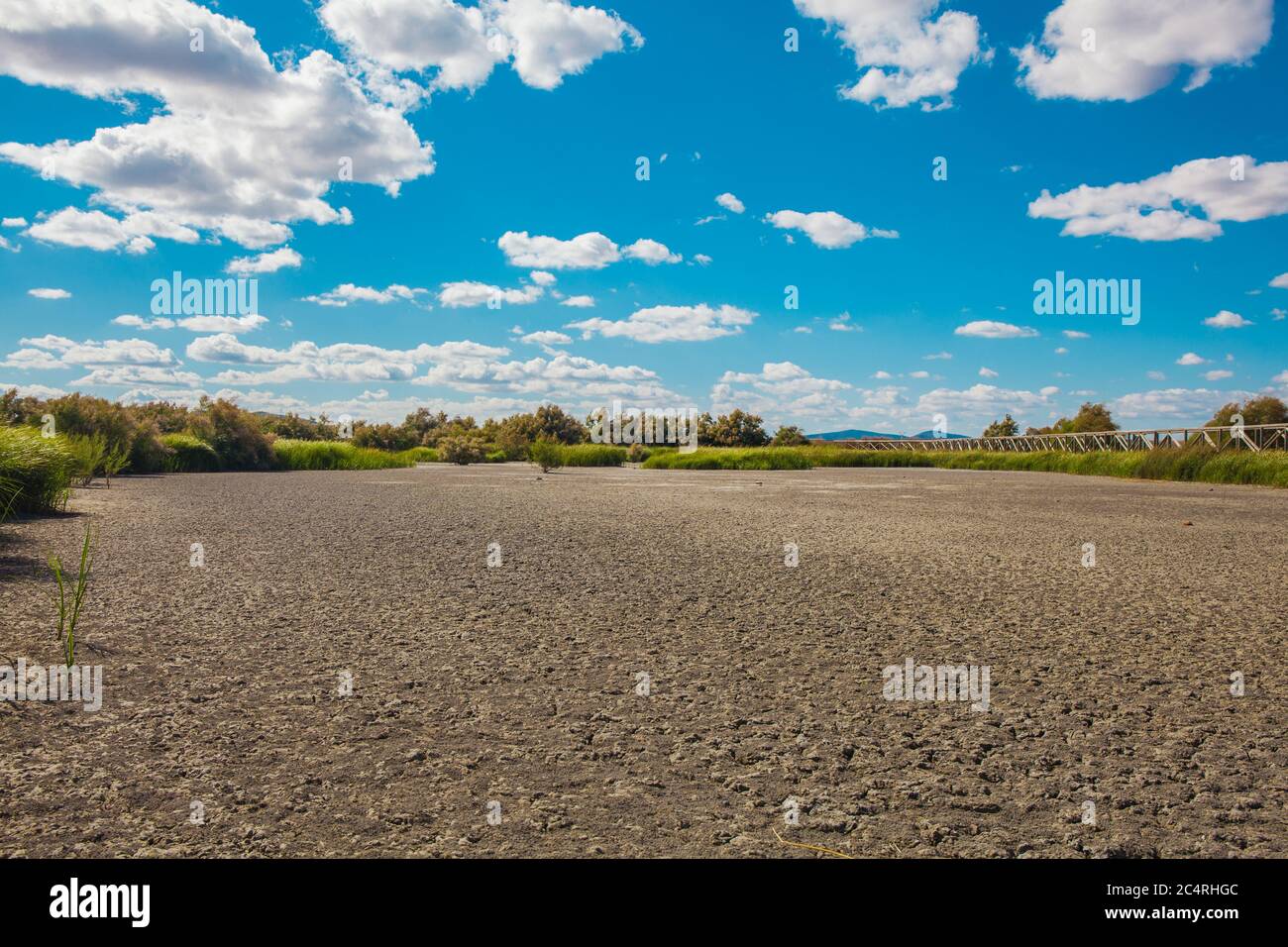 Lagoon view. Dry lagoon “Fuente De Piedra” Stock Photo - Alamy