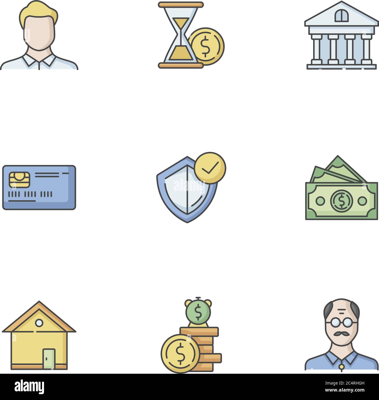 Debt collection service Stock Vector Images - Alamy