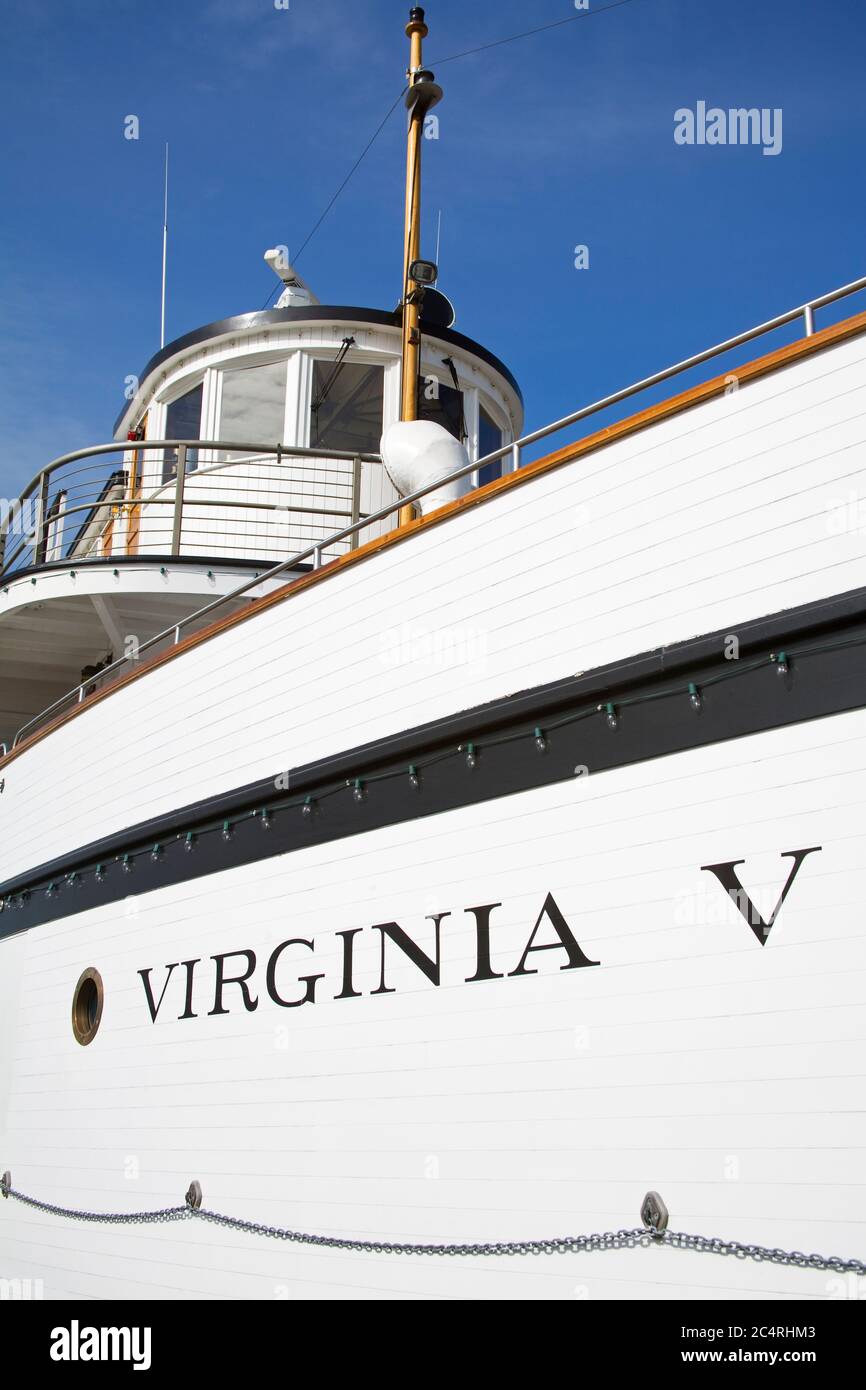 Virginia V at Northwest Seaport Museum, Lake Union, Seattle, Washington ...