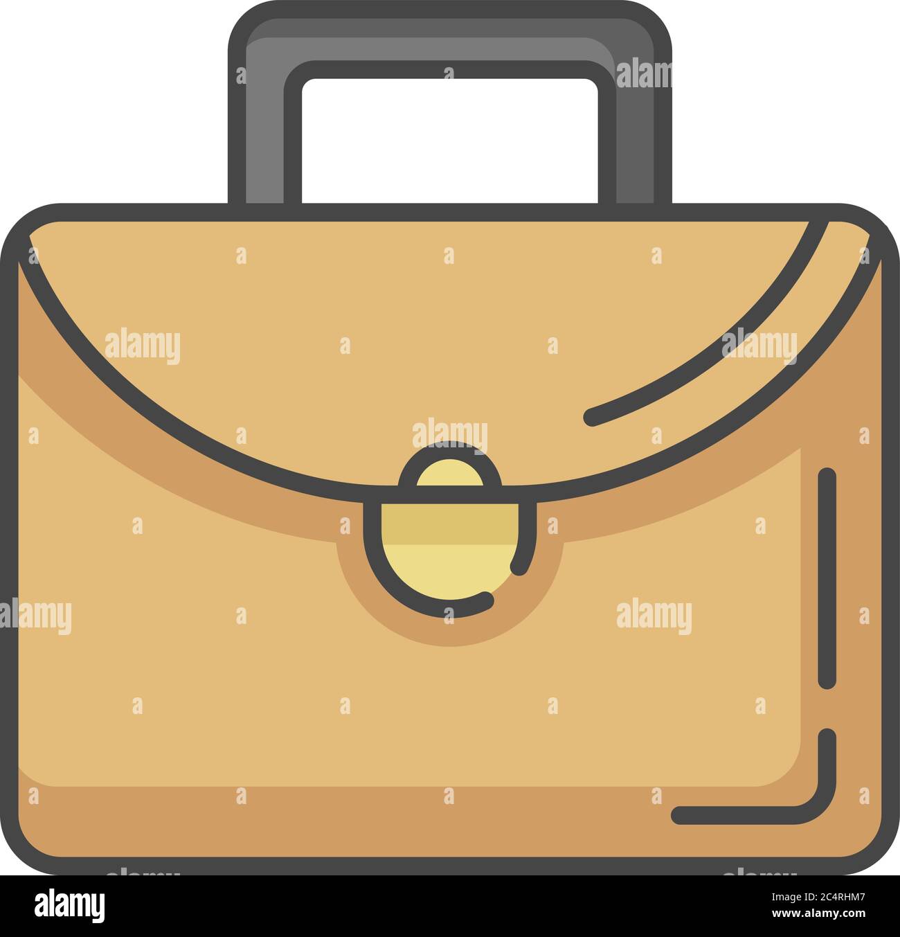 Briefcase RGB color icon Stock Vector Image & Art - Alamy