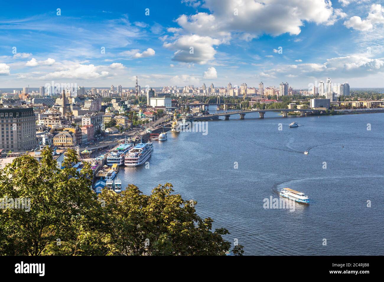 Panorama historic podil podol district hi-res stock photography and ...