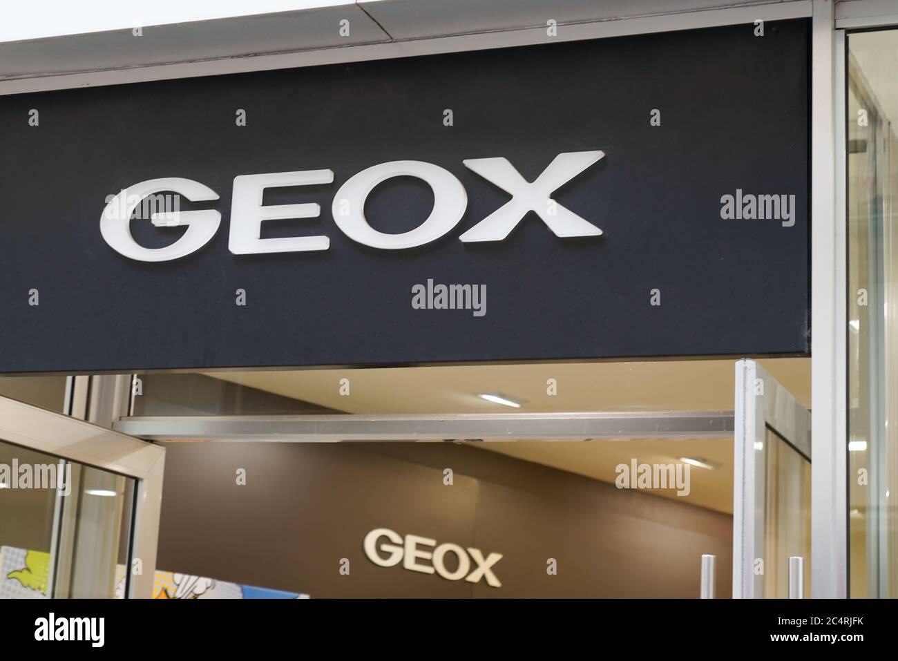 Bordeaux , Aquitaine / France - 06 20 2020 : Geox sign store and shop ...