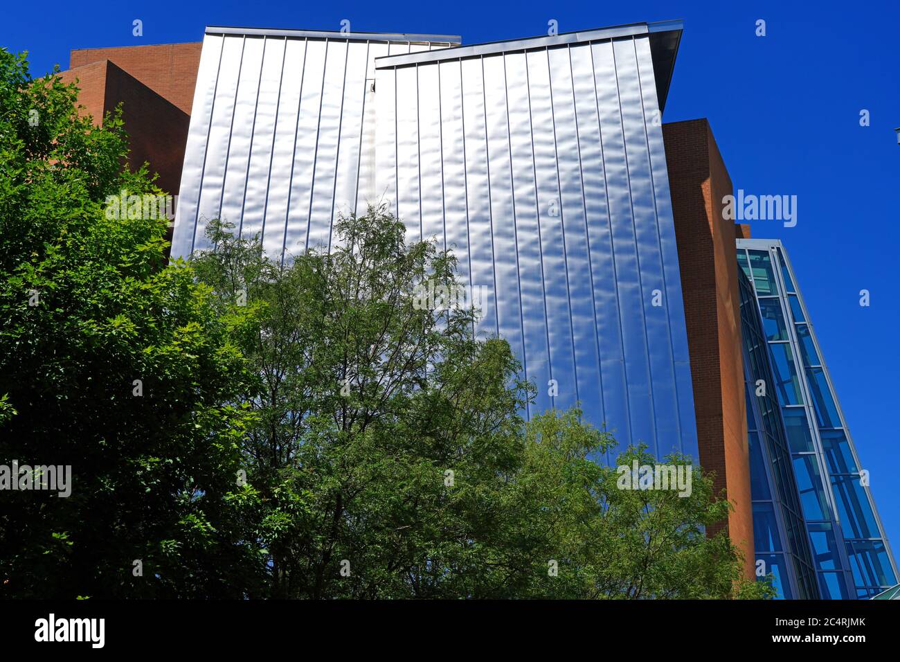 PRINCETON, NJ -14 JUN 2020- Exterior view of the Lewis Science Library ...