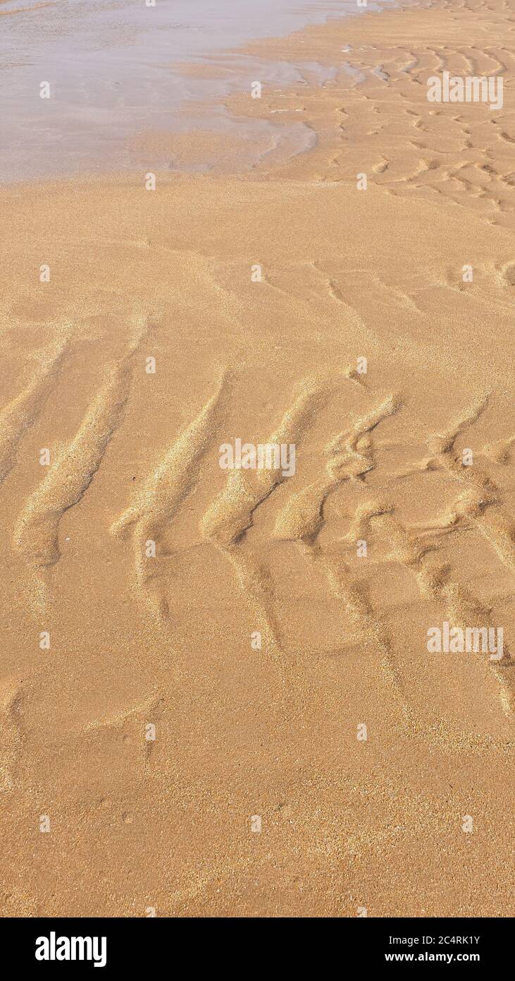 Textured beach sand ridges hi-res stock photography and images - Alamy