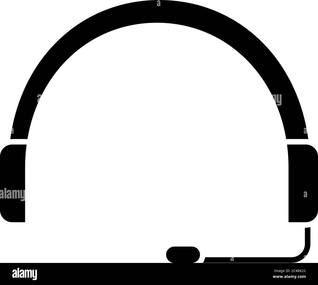 Customer care black line Stock Vector Images - Alamy