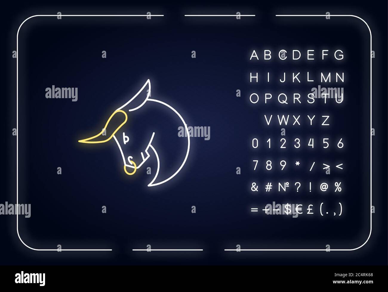 Taurus zodiac sign neon light icon Stock Vector Image & Art - Alamy