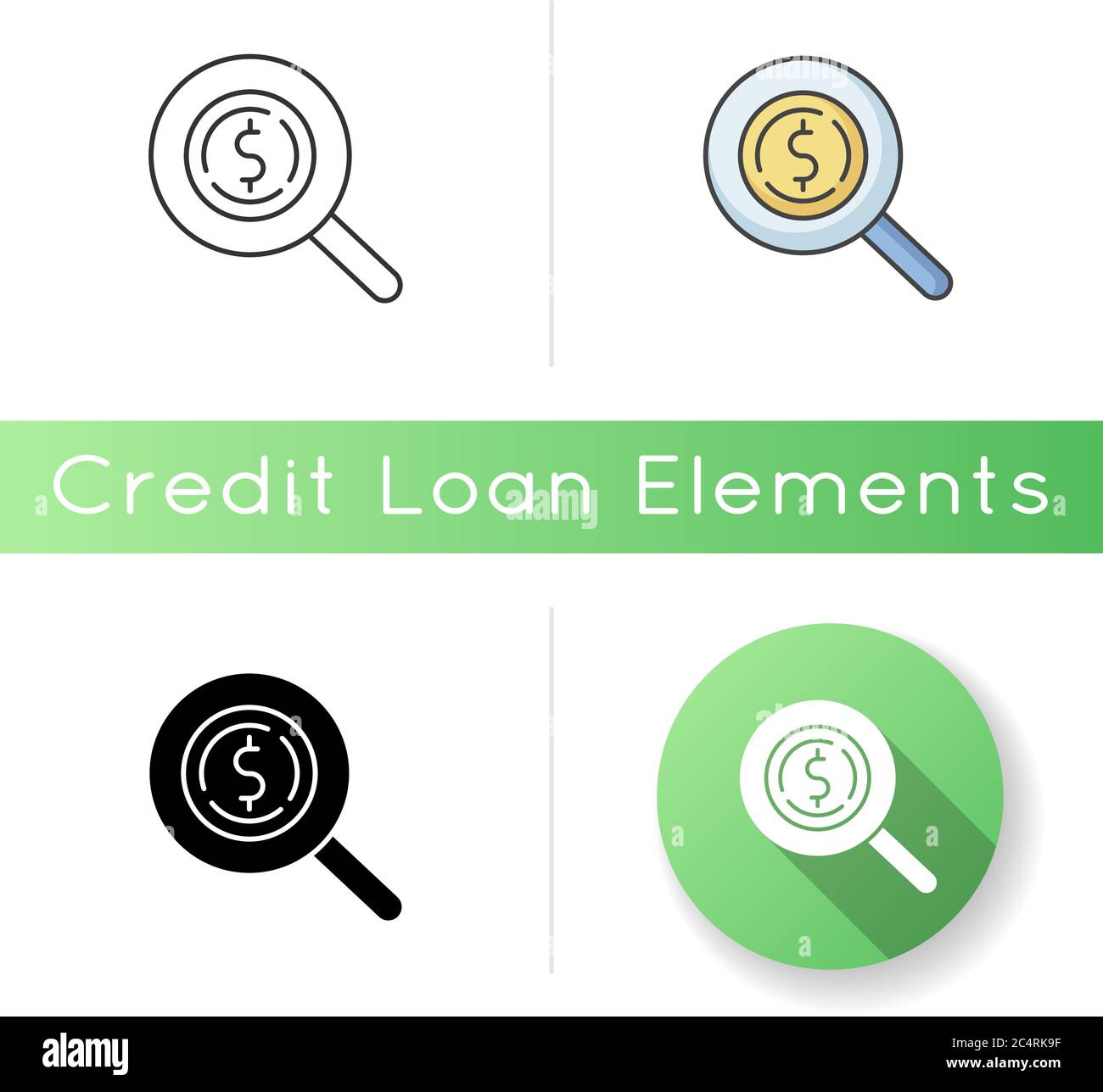 Look for money icon Stock Vector Image & Art - Alamy