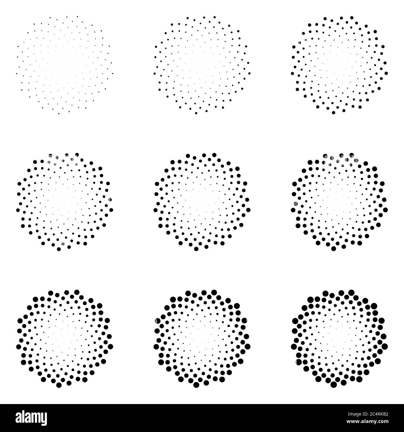 Dotted ellipse shape Black and White Stock Photos & Images - Alamy