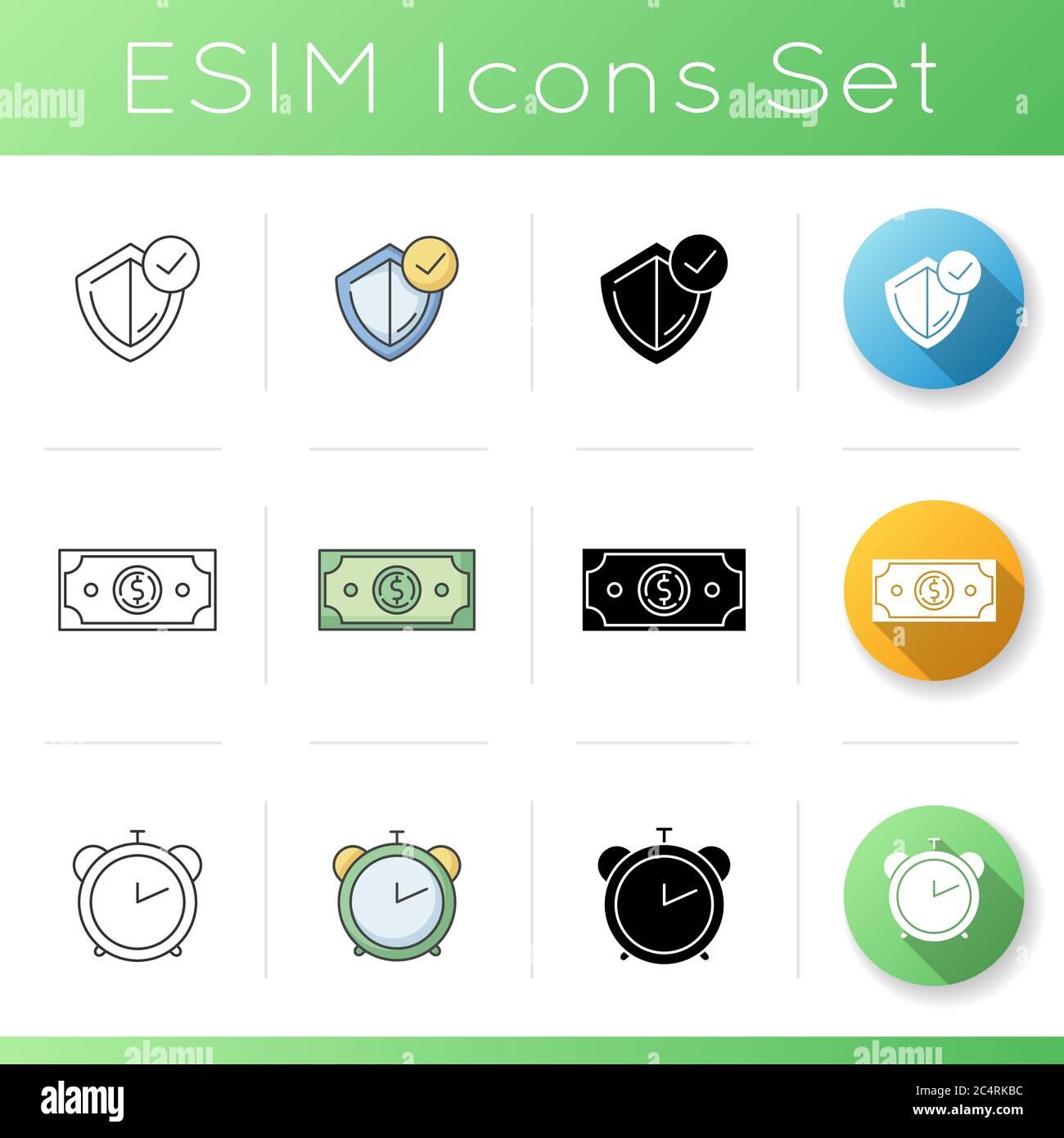 Insurance claim icons set Stock Vector Image & Art - Alamy