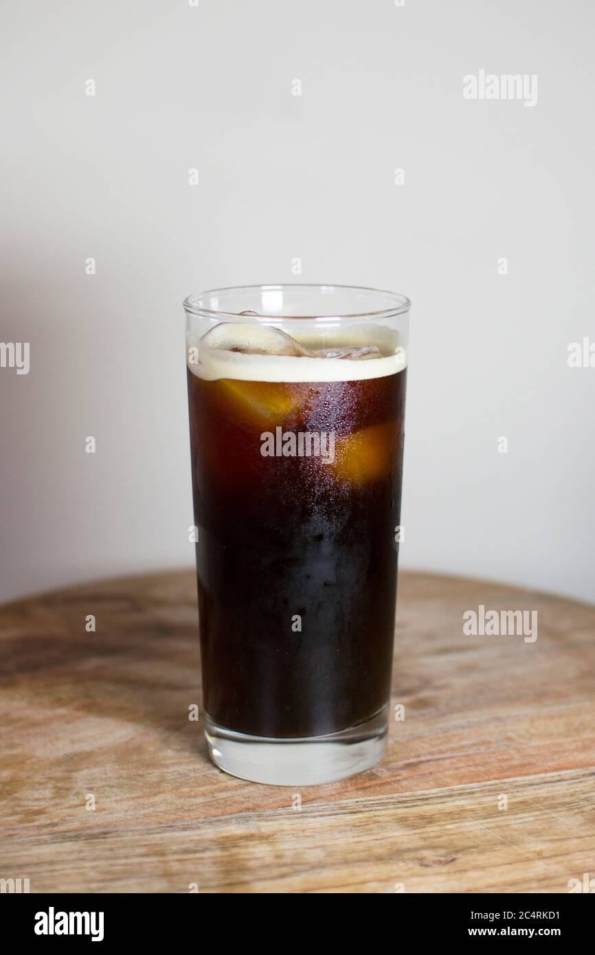 A glass of cold brew coffee Stock Photo - Alamy