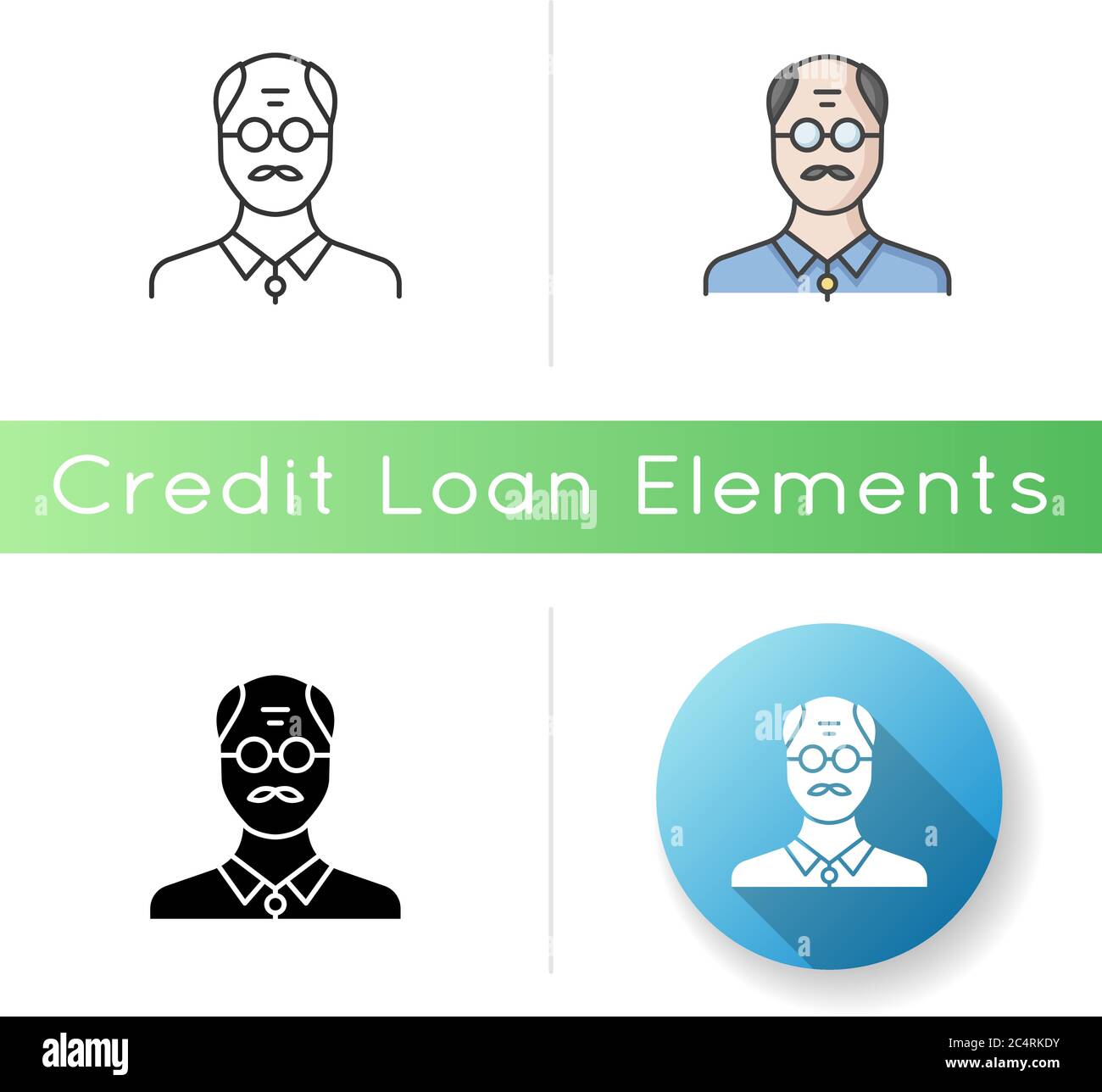 Senior banker Stock Vector Images - Alamy