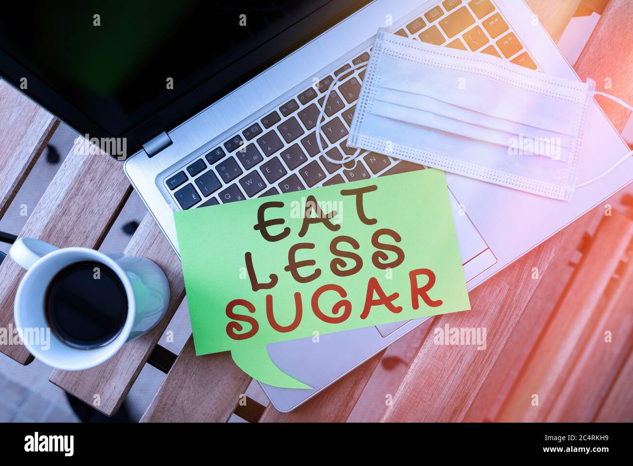Word writing text Eat Less Sugar. Business photo showcasing reducing ...