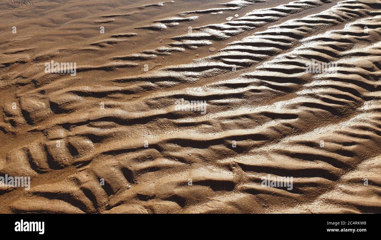 Textured beach sand ridges hi-res stock photography and images - Alamy